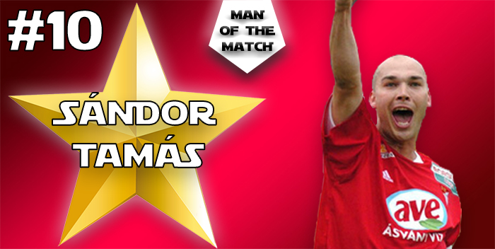 A mérkőzés legjobbja #10 – Sándor Tamás